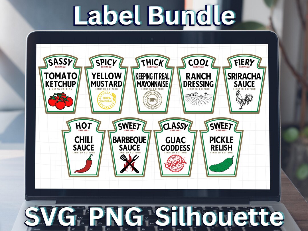 Condiment SVG Group Condiment Label Shirt SVG Group Halloween Costume ...