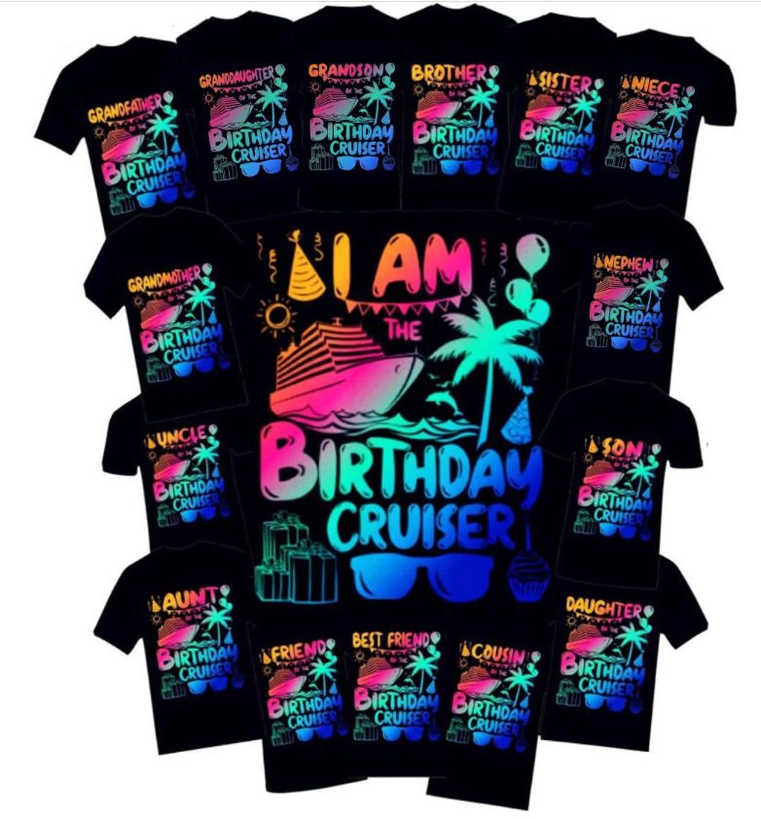 Birthday Cruise SVG, Family Cruising Birthday, Matching Birthday Cruise ...