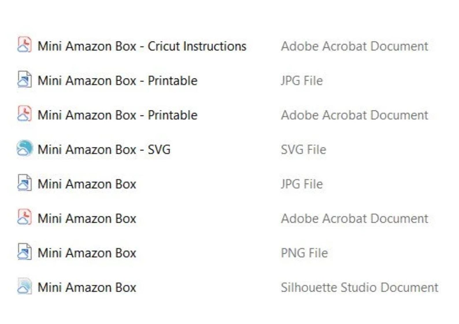 Printable Mini Amazon Package Template With Tape and Label, Miniature ...