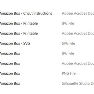 Printable Mini Amazon Package Template With Tape and Label, Miniature ...