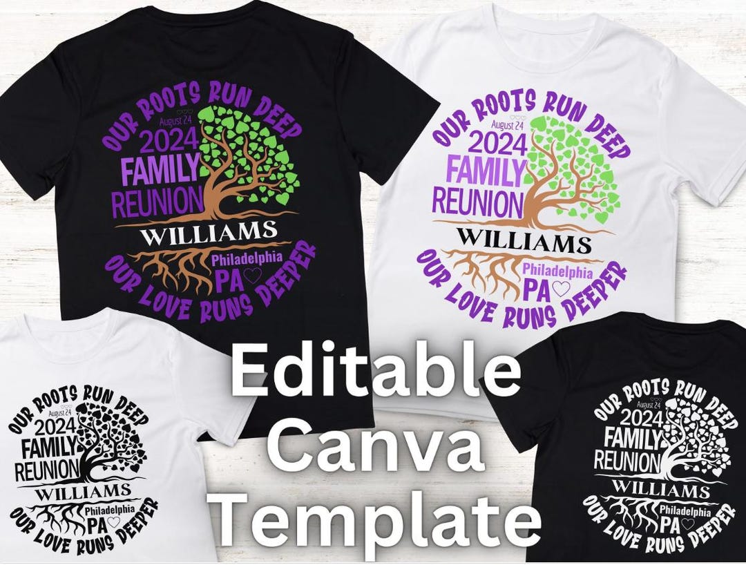 Family Reunion SVG, Family Tree SVG, Our Roots Run Deep Our Love Runs ...