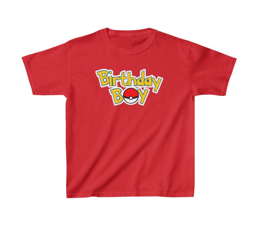 Birthday Boy Svg Png With Poke Ball. Svgstyles - Etsy
