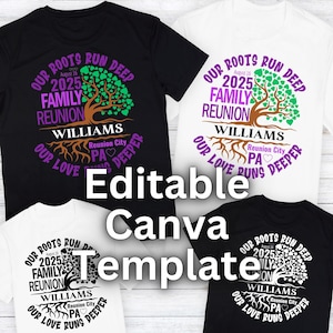 Family Reunion SVG, Family Tree SVG, Our Roots Run Deep Our Love Runs ...