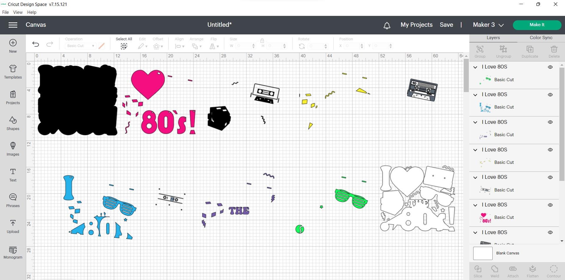 I Love the 80s Svg, Eighties Svg, 80s Retro Svg, 80s Party Svg, 80s ...