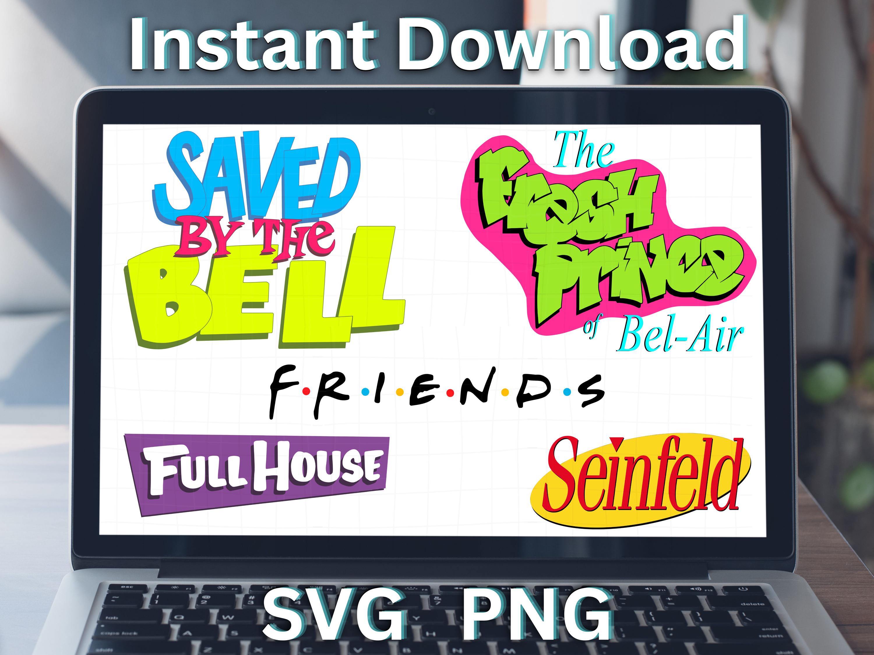 90s SVG TV Sitcom Show Bundle, Group Halloween Costume PNG Svgstyles - Etsy