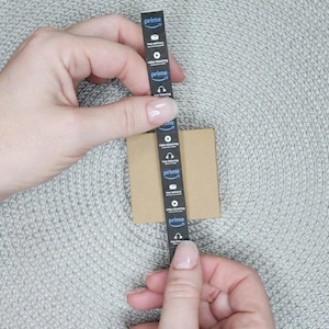 Printable Mini Elfazon Package Template With Tape and Label, Miniature ...