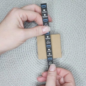 Printable Mini Amazon Package Template With Tape and Label, Miniature ...