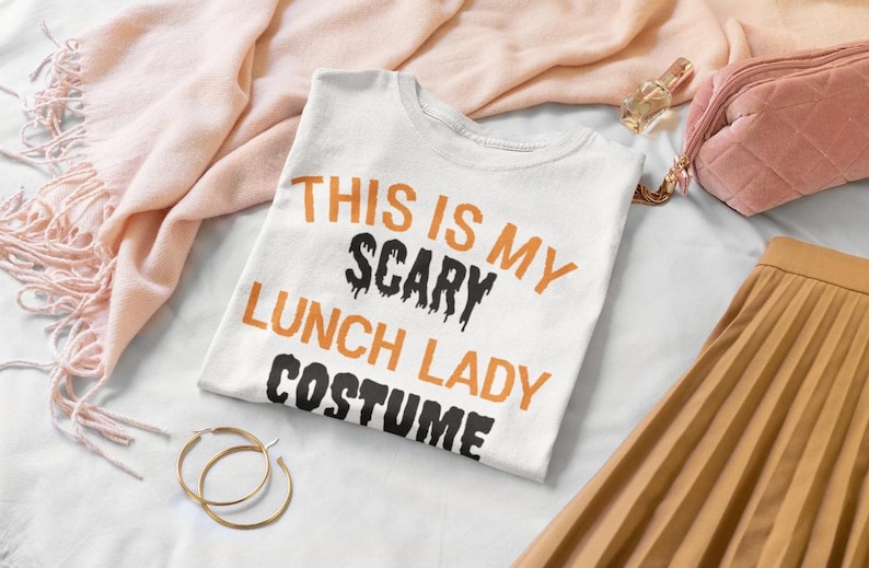 Lunch Lady Halloween Costume Svg Costume PNG Cafeteria Worker Svg ...