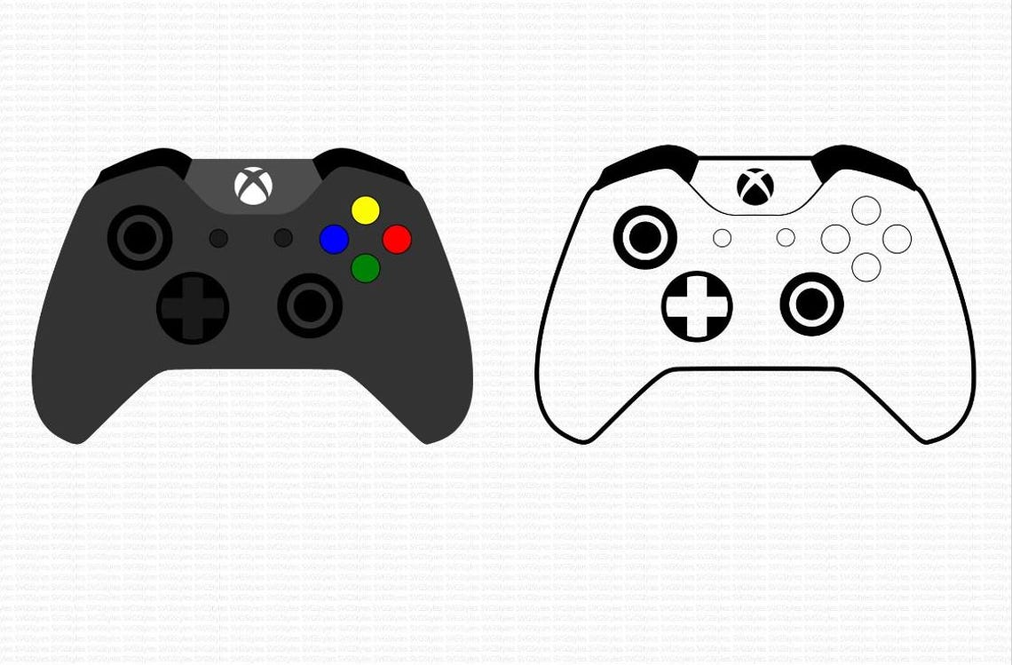Video Game Controller Svg Png Clipart Files Cricut Silhouette Cutting ...