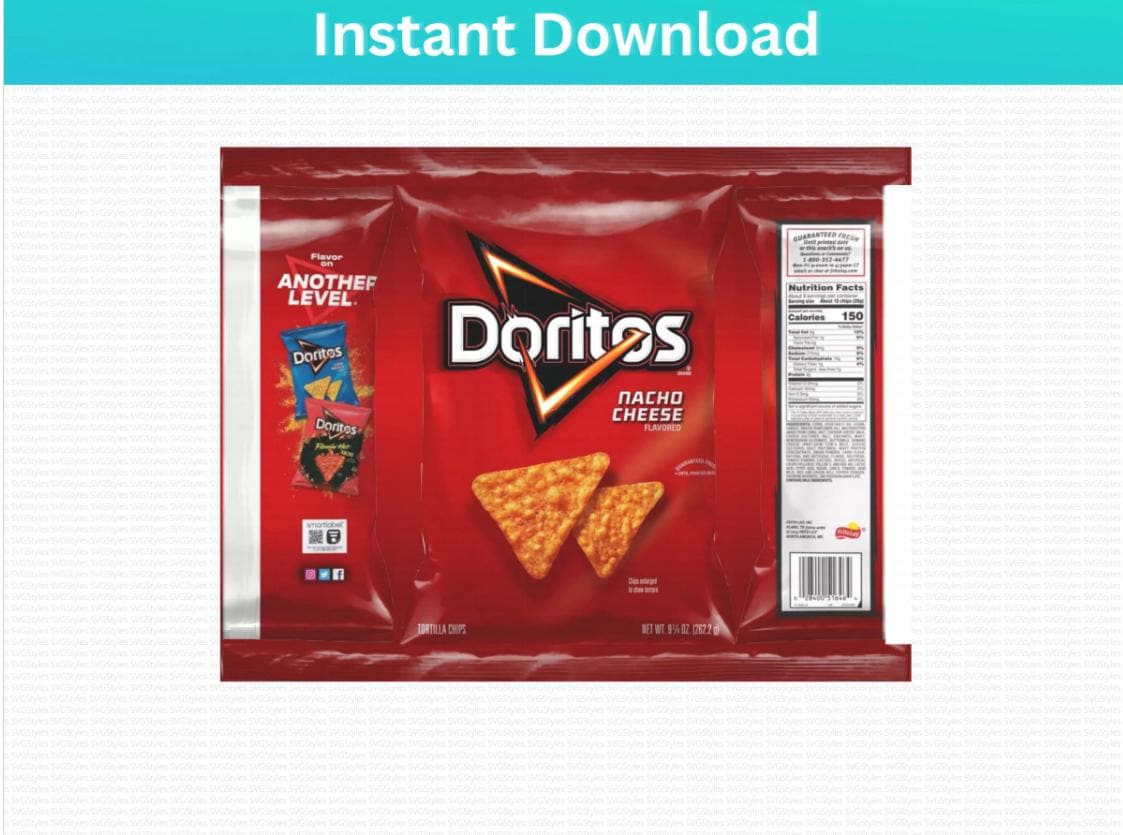 Printable Mini Bag of Doritos Chips. Elf Props, Dollhouse Snacks, Elf ...