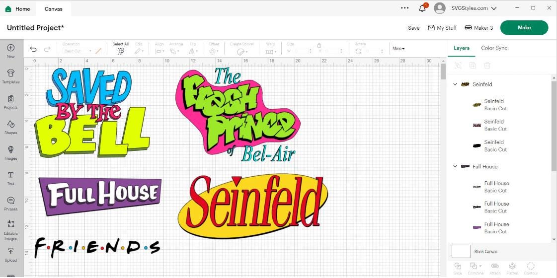 90s SVG TV Sitcom Show Bundle, Group Halloween Costume PNG Svgstyles - Etsy