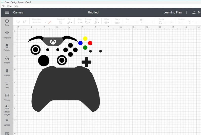 Video Game Controller Svg Png Clipart Files Cricut Silhouette Cutting ...