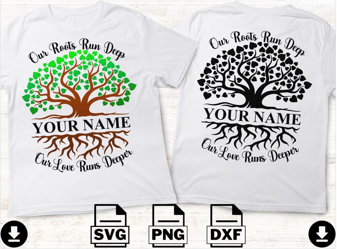 Family Reunion SVG, Family Tree SVG, PNG, Our Roots Run Deep Our Love ...