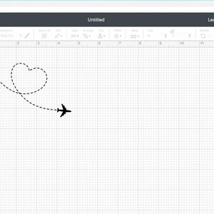 Airplane Heart Loop SVG Plane SVG. Destination Wedding, Travel ...