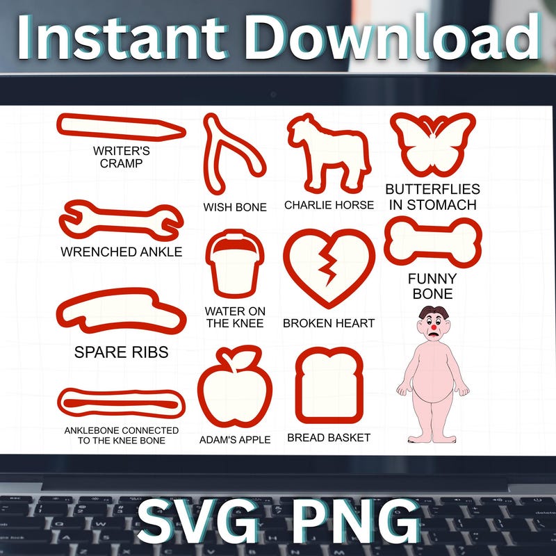 Printable Operation Game Pieces - Etsy