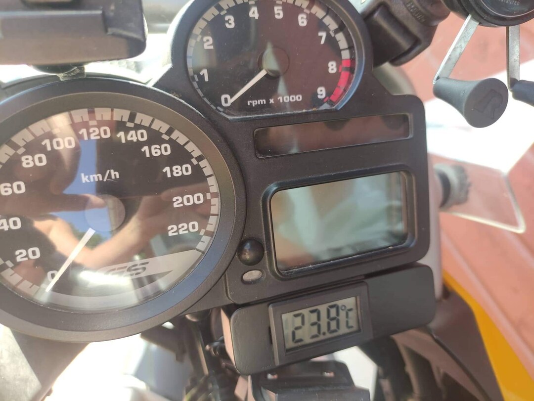 BMW R1200GS Motorcycle Thermometer - Digital Temperature Gauge for ...