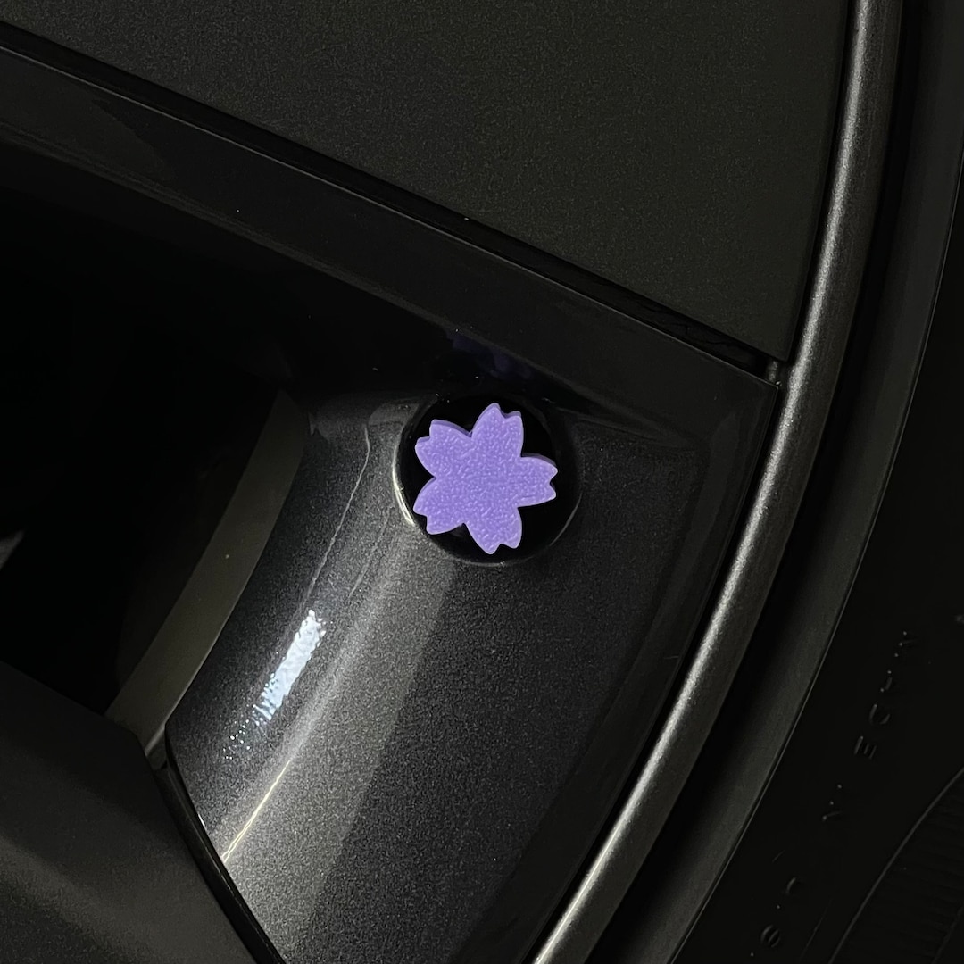Cherry Blossom Tire Valve Stem Caps Sakura Flower Air Caps for Cars ...