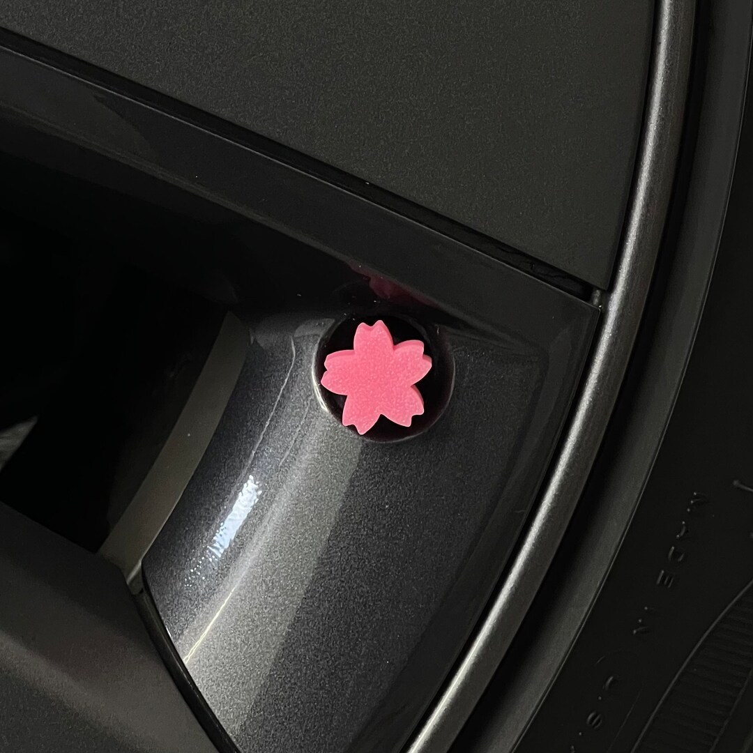Sakura Flower Cherry Blossom Tire Valve Stem Caps - Etsy