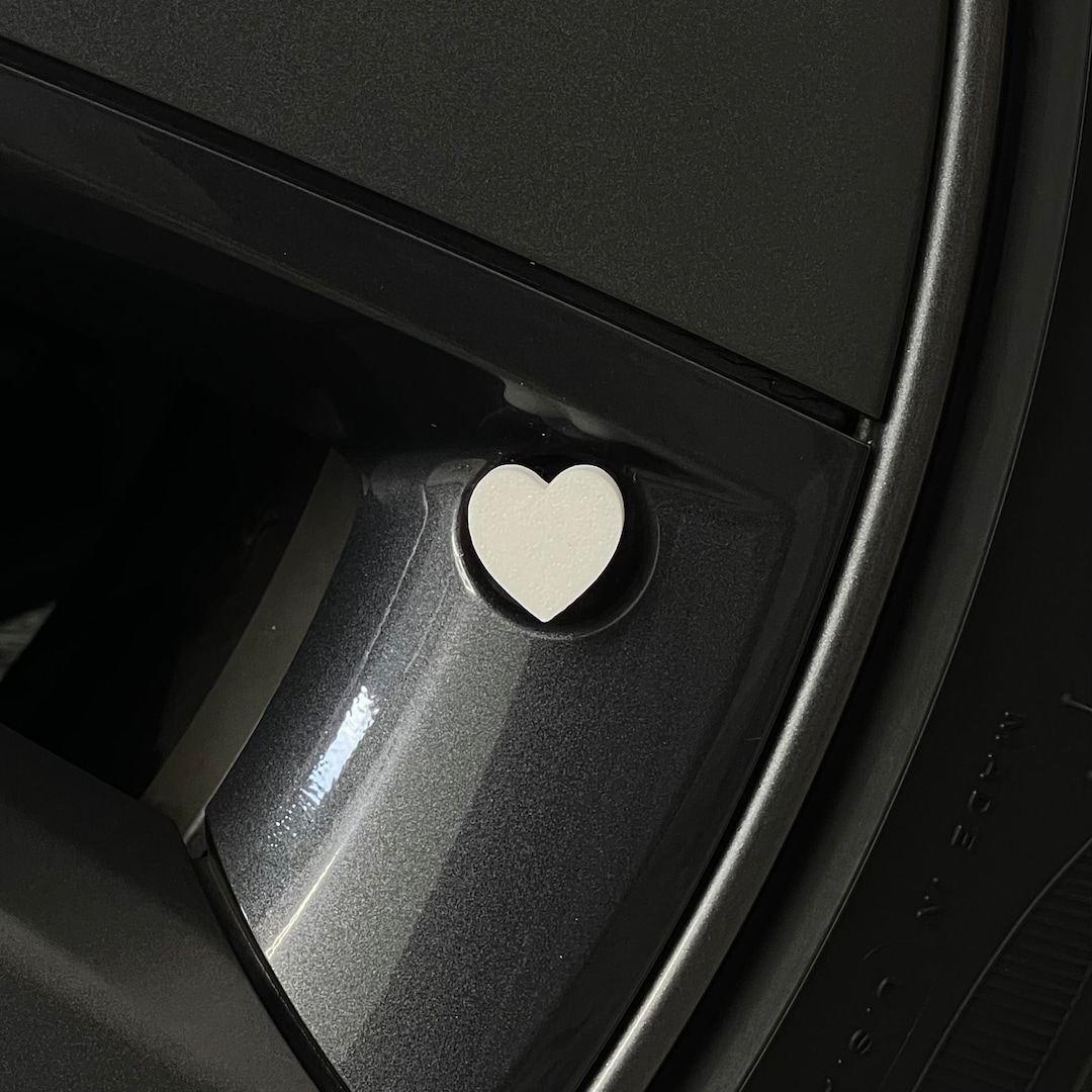 Love Heart Tire Valve Stem Caps Cute Air Caps Cars Bikes Motorcycles ...