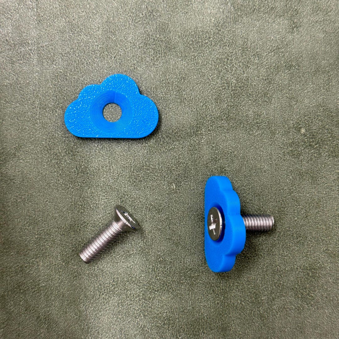 Cloud Screws, Custom Car Accessories, License Plate Screws for Car (set ...