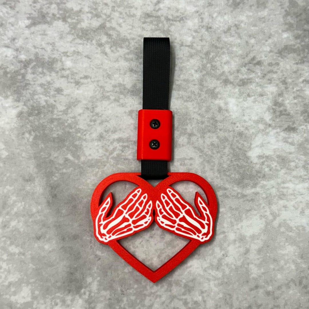 Skeleton Heart Hands, JDM, Tsurikawa Handle, Drift Charm - Etsy