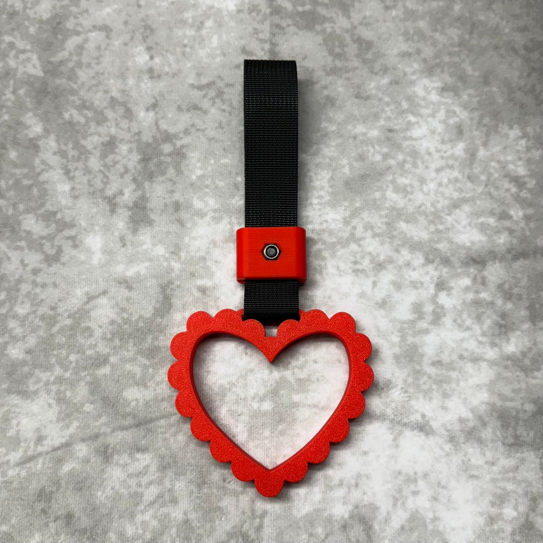 Scallop Heart Tsurikawa – JDM Drift Charm, Cute Car Handle, JDM ...