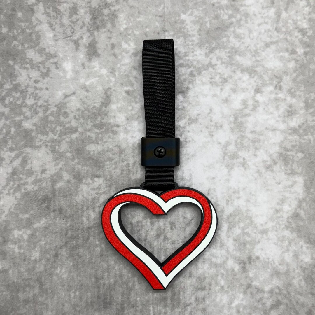 Spiral Heart Tsurikawa JDM Drift Charm Cute Car Handle JDM Aesthetic ...