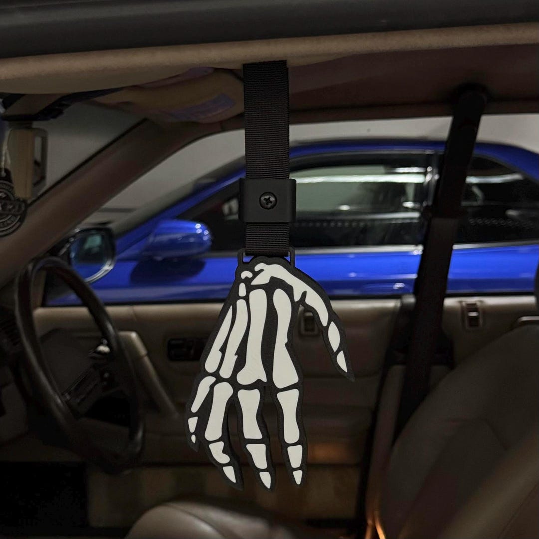 Skeleton Hand Tsurikawa – JDM Drift Charm, Spooky Car Handle, JDM ...