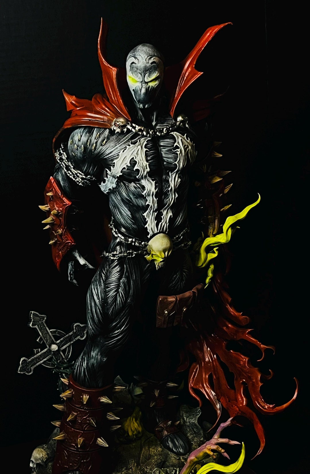 Spawn Handpainted 3D Printed Resin Statue 1:4 - Etsy