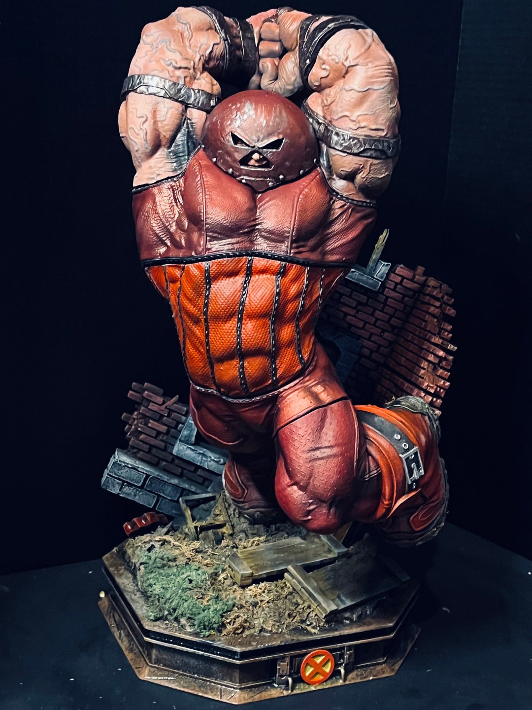 1:6 Scale X-men Juggernaut Diorama | HUGE 21" Hand-painted Resin Statue ...