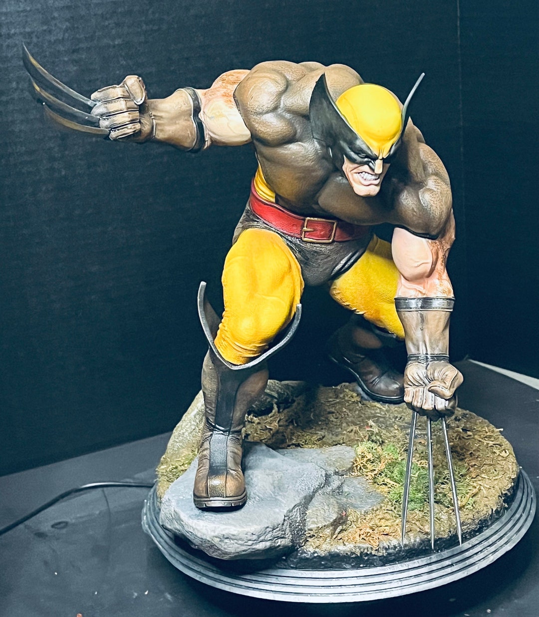 1:6 Wolverine Hand Painted 3d Printed Statue 14 Tall - Etsy