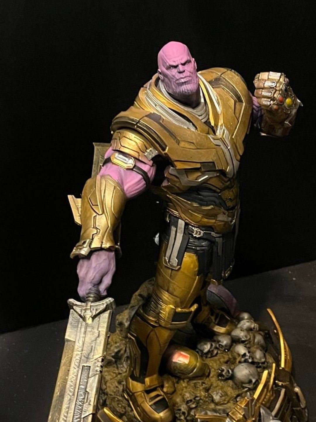 1:6 Scale Thanos Hand Painted Resin Statue Made to Order - Etsy