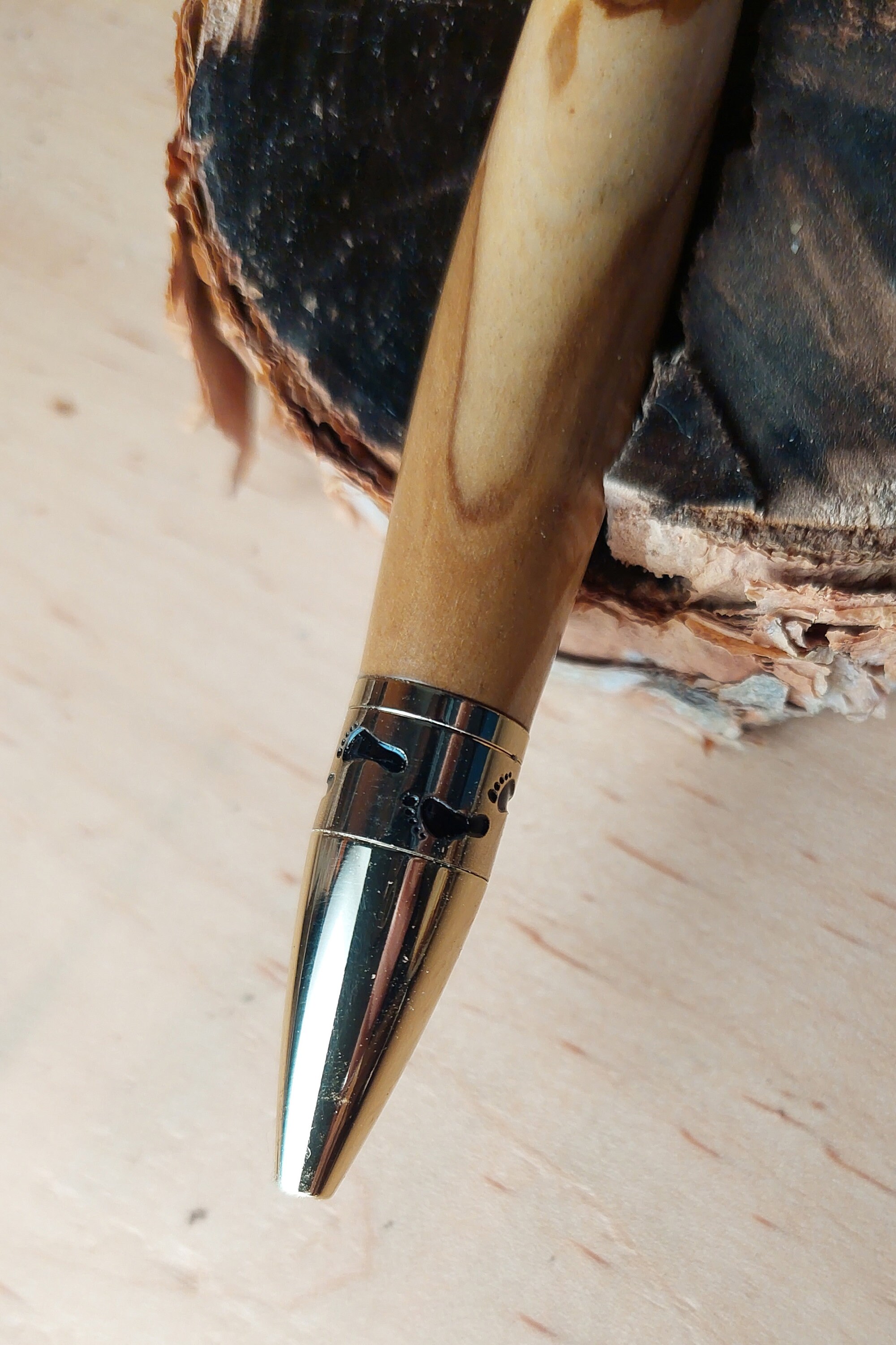Footprints in the Sand Ballpoint Pen, Bethlehem Olivewood - Etsy
