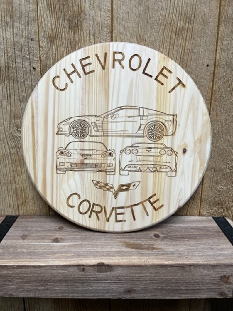 Chevrolet Corvette Man Cave Sign - Etsy