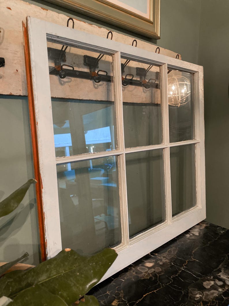 Vintage Farm House Antique Window Sash 6 Pane 32x28 - Etsy