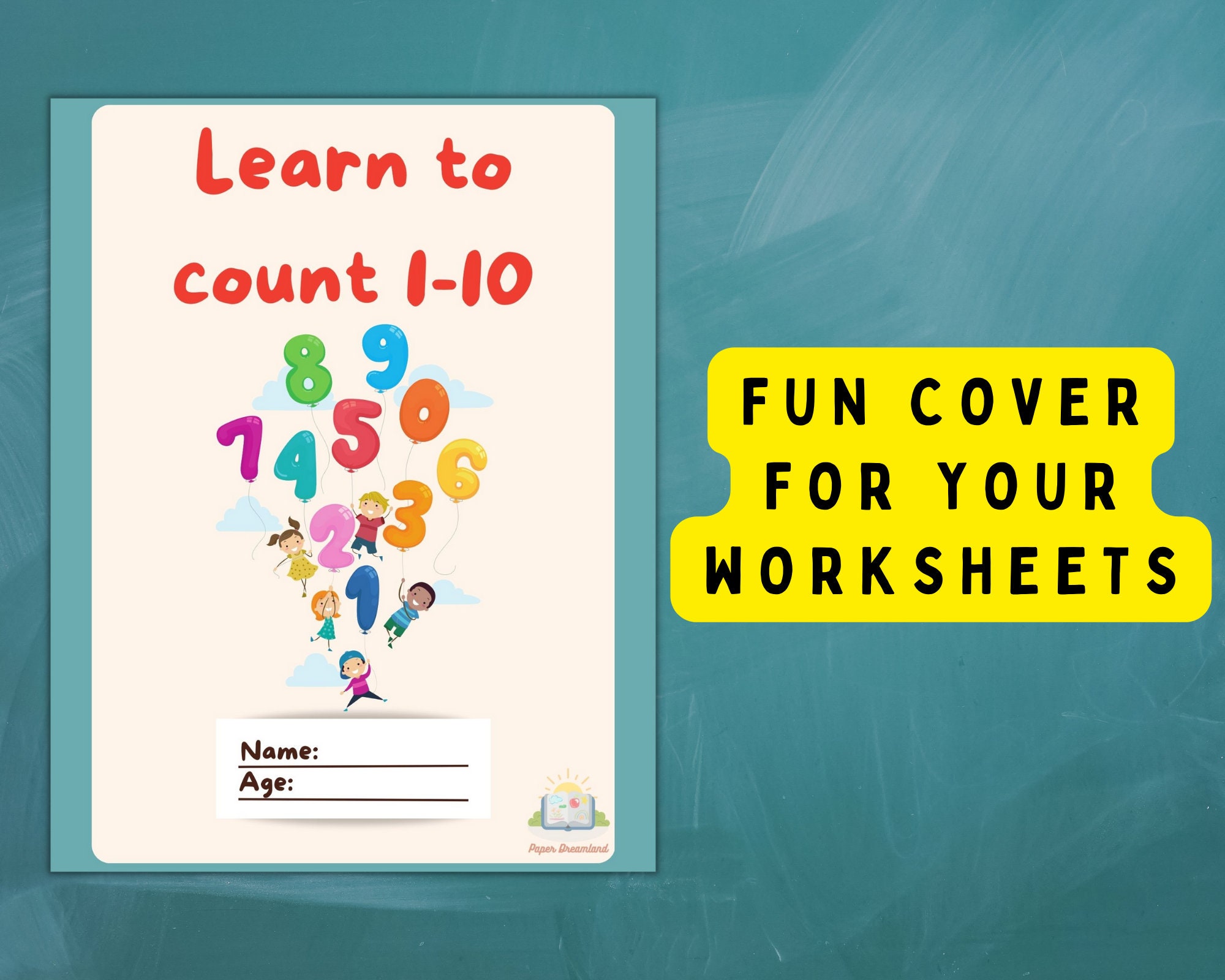 Learn Numbers 1 to 10: Fun Counting Workbook for Kids - Digital ...