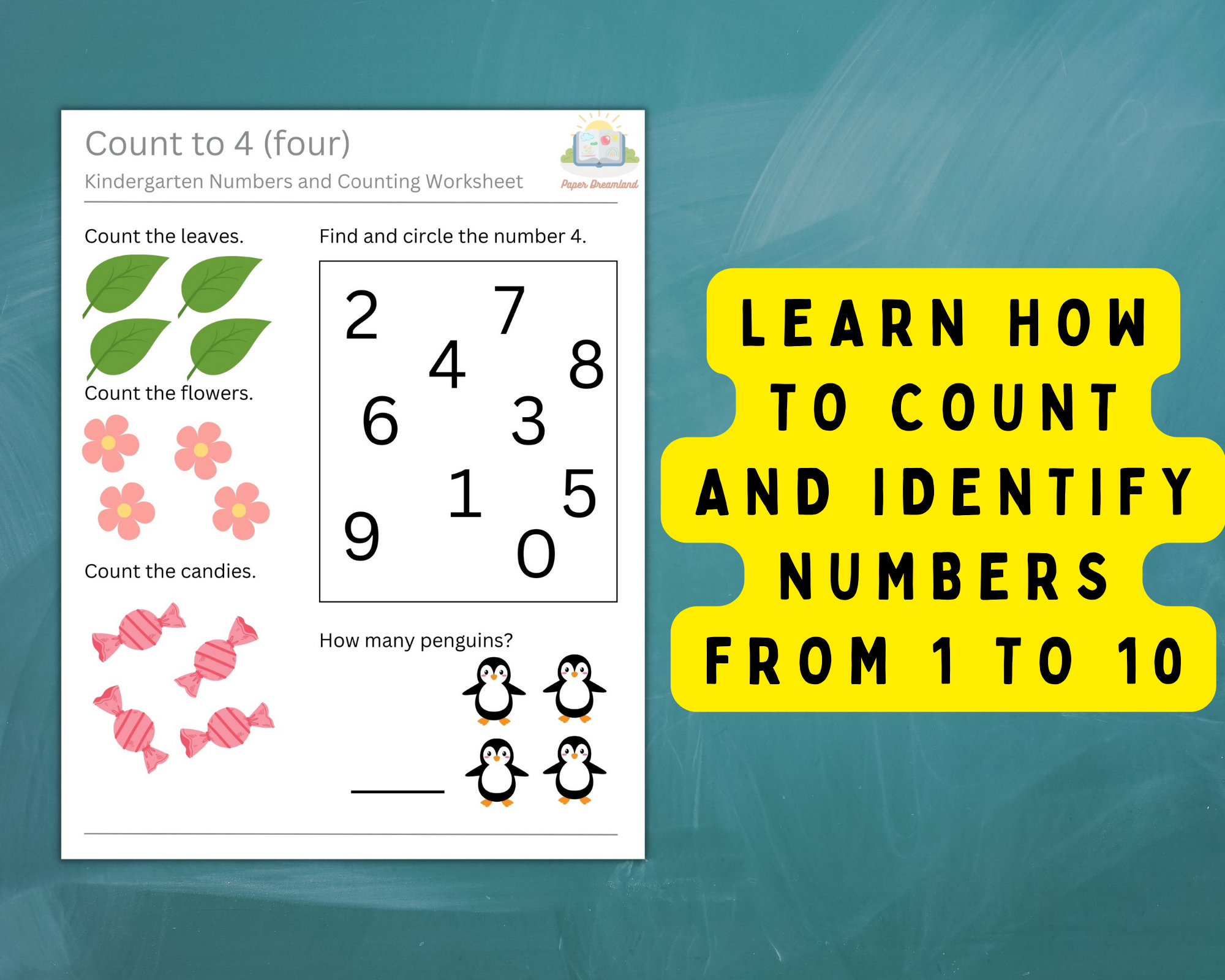 Learn Numbers 1 to 10: Fun Counting Workbook for Kids - Digital ...