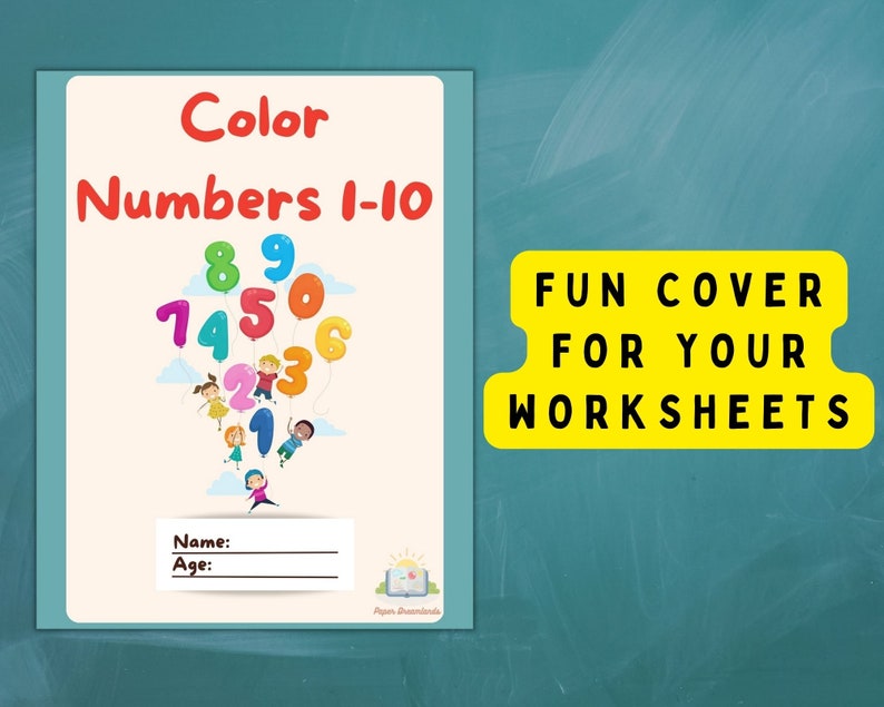Learn Numbers 1-10 and Color | Workbook for Kids - Educational and Fun ...