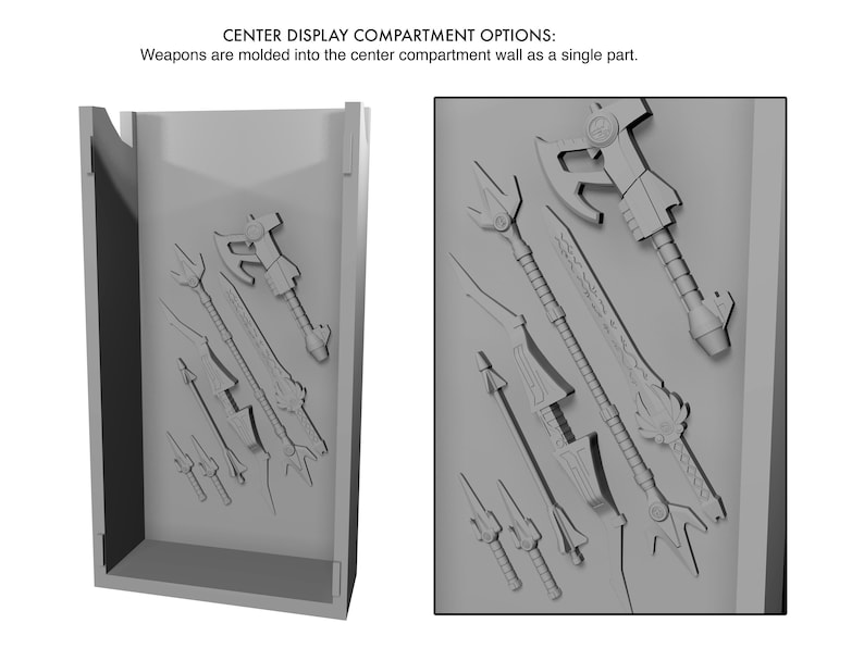 DX Power Chamber W/ Weapons Display - COMPLETE Kit - Etsy