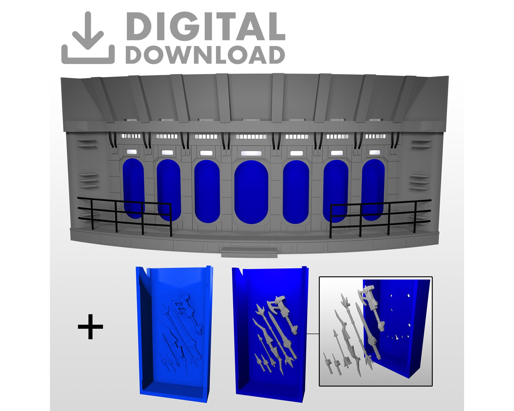 DX Power Chamber W/ Weapons Display - COMPLETE Kit - Etsy