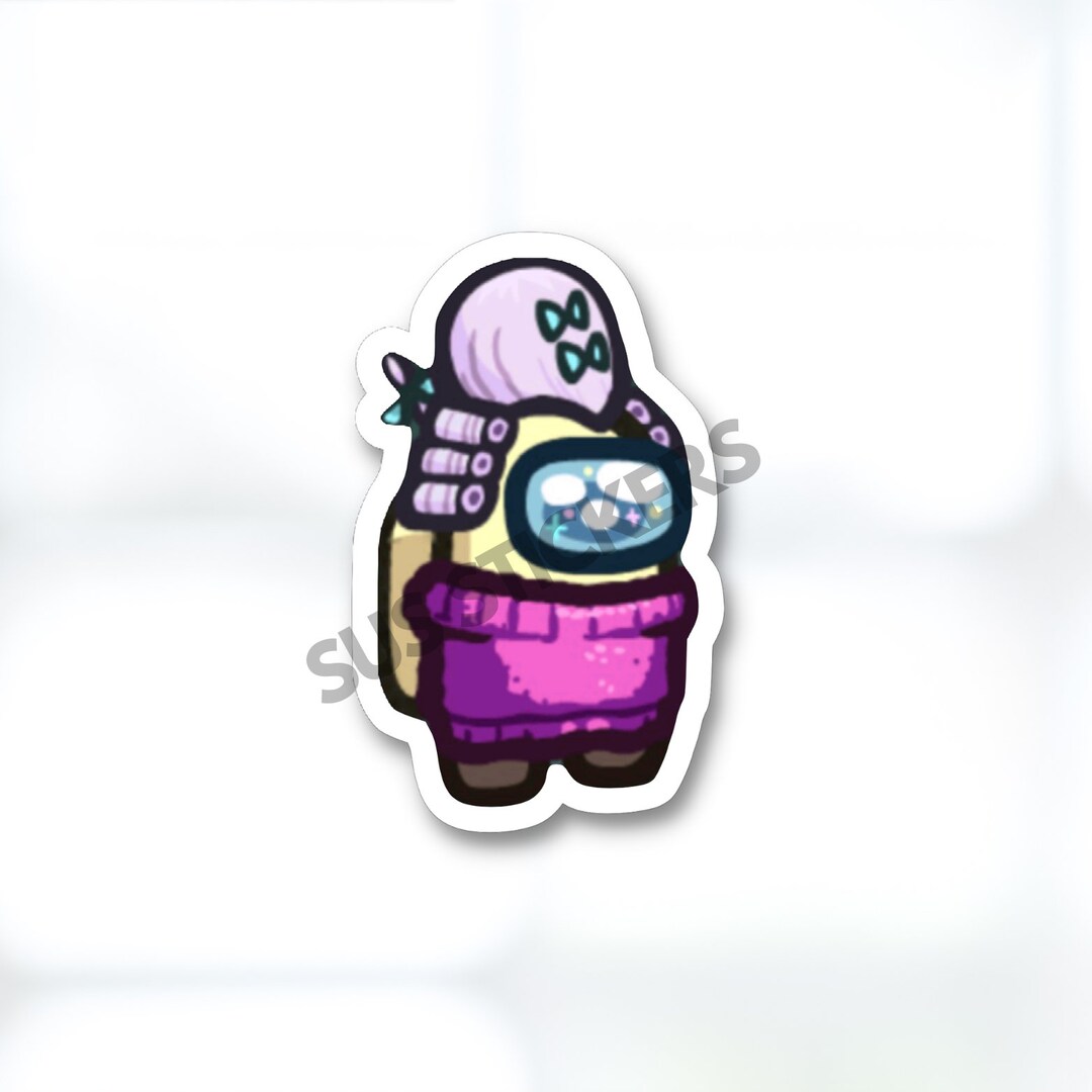 Pink Renaissance Crewmate Sticker - Etsy