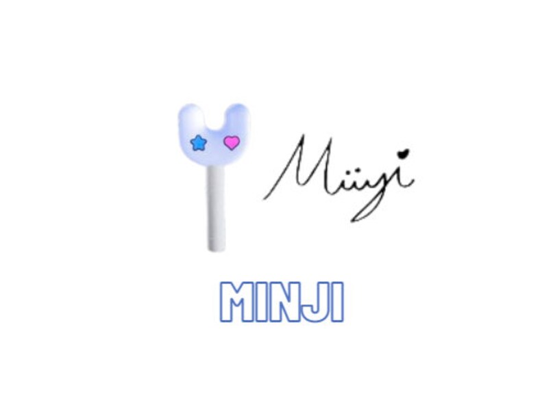 NEWJEANS Minji Signature T-shirt simple - Etsy