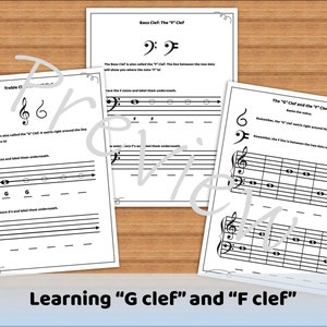 Beginning Piano Lessons: Theory Worksheets for Right/left Hand and ...