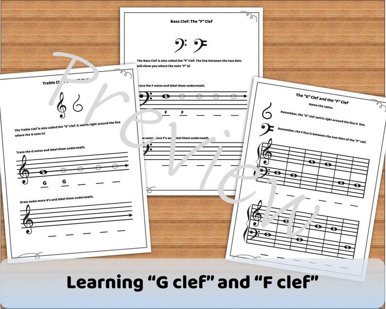 Beginning Piano Lessons: Theory Worksheets for Right/left Hand and ...