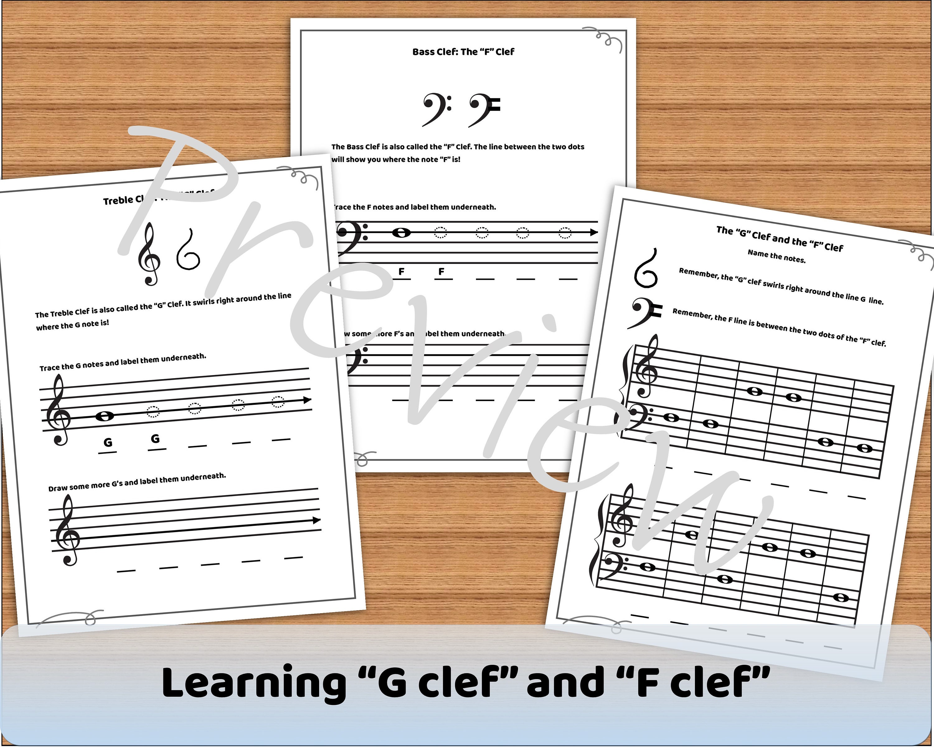 Beginning Piano Lessons: Theory Worksheets for Right/left Hand and ...