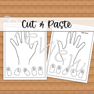 Preschool Piano Finger Number Worksheets: Beginning Piano Prep Finger ...