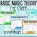 Beginning Piano Lessons: Theory Worksheets for Right/left Hand and ...