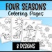 Four Seasons Coloring Pages for Preschool - Printables for Spring ...