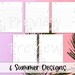 Summer Writing Paper - Printable Lined and Blank: Wide-ruled, College ...