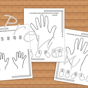 Preschool Piano Finger Number Worksheets: Beginning Piano Prep - Etsy